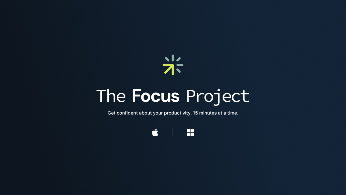 The Focus Project – 15-Minute Productivity & Accountability App